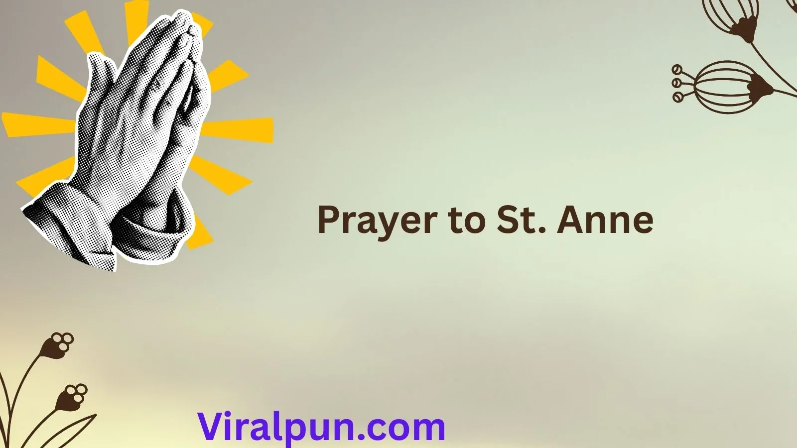 Prayer to St. Anne