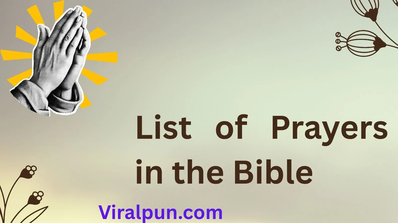 543+List of Prayers in the Bible Complete Guide 🙏2025